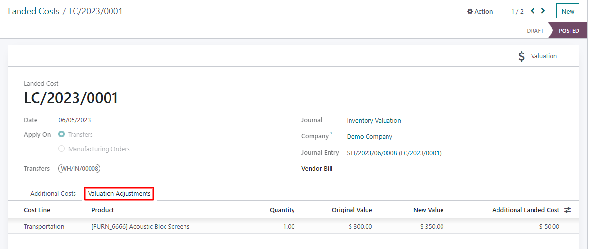 All You Need to Know about Landed Costs in Odoo Inventory